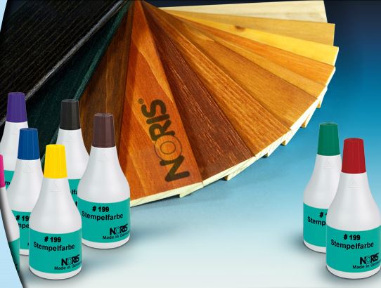 Noris #199 Sneldrogende inkt rood 50 ml