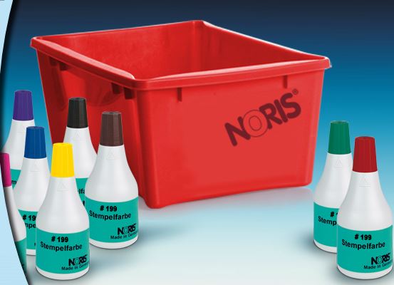 Noris #199 Sneldrogende inkt rood 50 ml