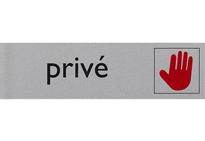 Pictogram Privé | Pictogrammen kopen