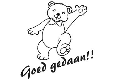 Stempel Beer goed gedaan school 1 | leerlingen motiveren